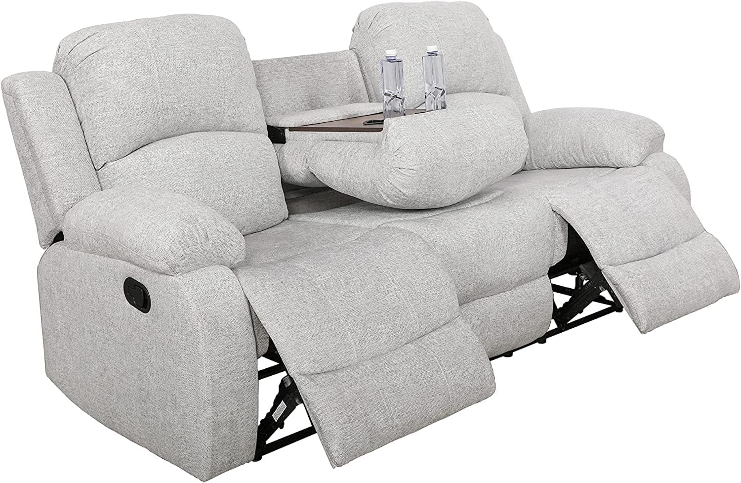 Microfiber Living Room Furniture Set Reclining Sofa Set Loveseat ...