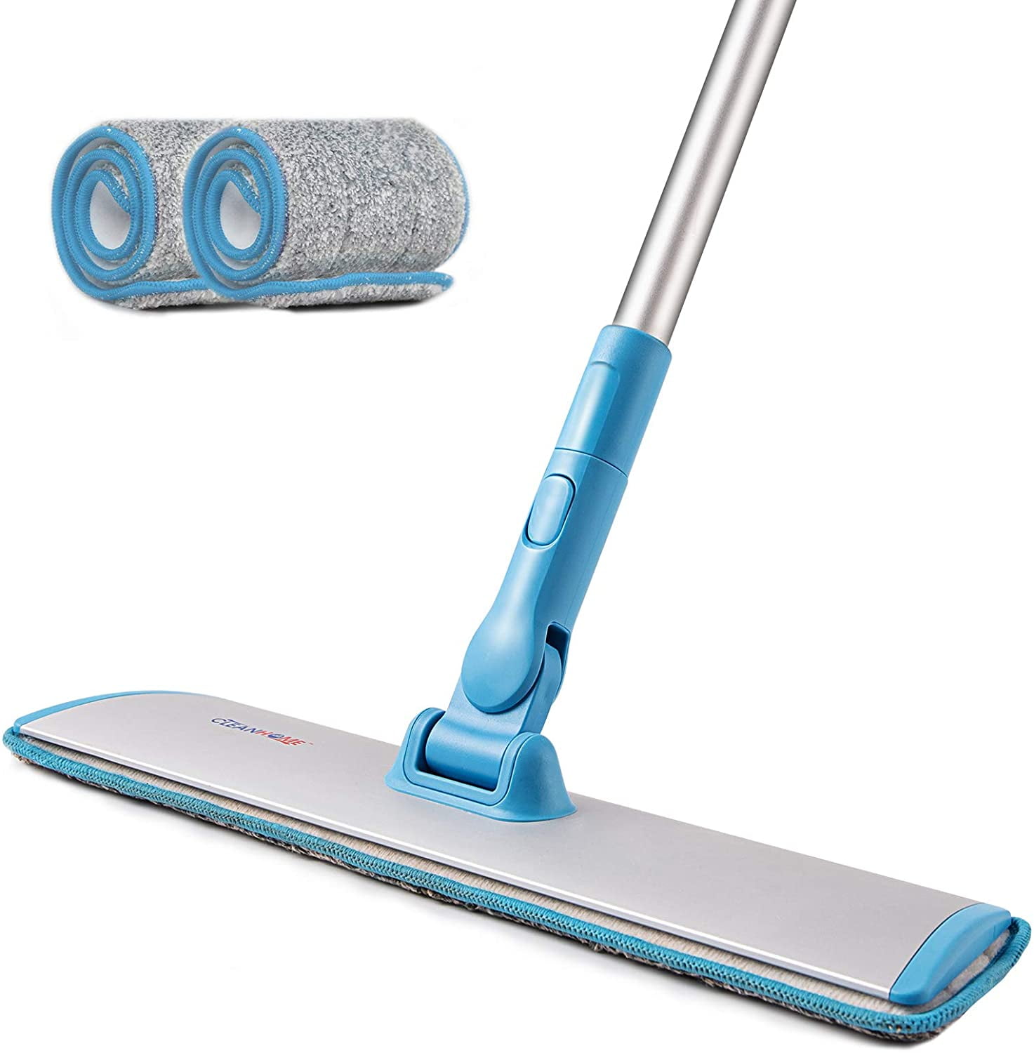 Microfiber Mop Aluminum, Floor Cleaning Dust Mops with Extension Pole ...