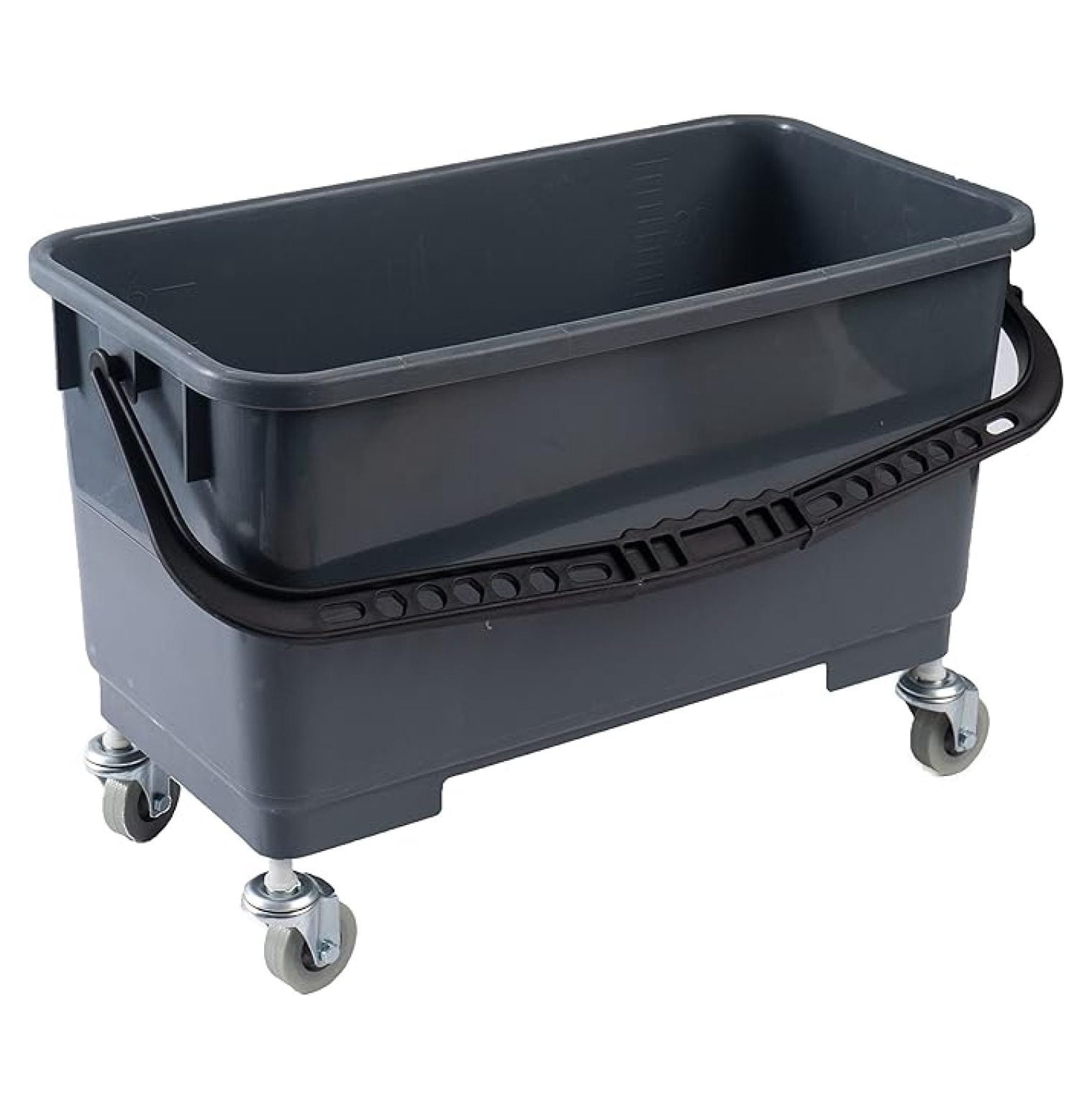 Microfiber Mop Bucket with Wringer - 6.5 Gallon Finish Bucket with ...