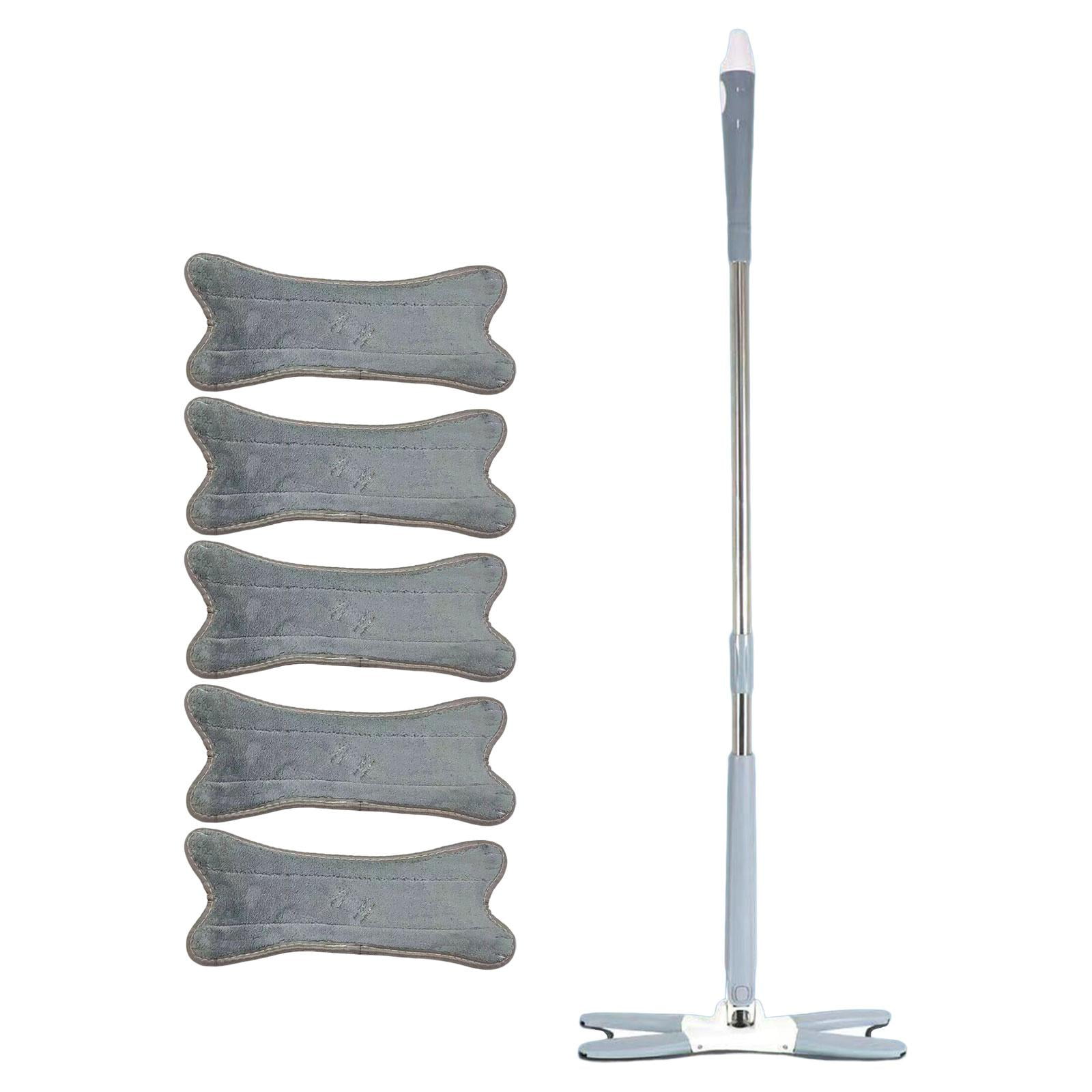 Microfiber Mop Floor Dust Mop Self Wringing Washable Wet and Dry Mop ...