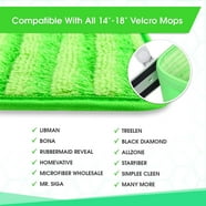 Rejuvenate Microfiber Bonnet Applicators Fits Standard 9 Sponge Mop ...