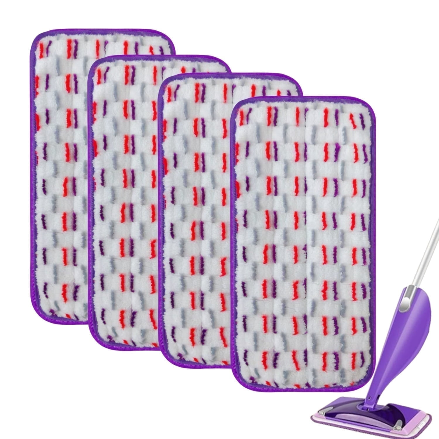 Reusable Mop Pads Compatible with Wet Jet, Wet Jet Pads Refills, 4 Pack ...