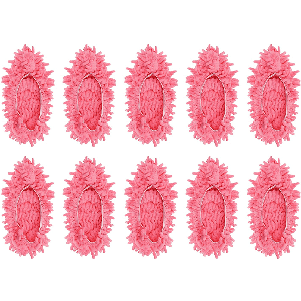 Microfiber Mop Slippers Shoes Cover Soft Washable Reusable Floor ...