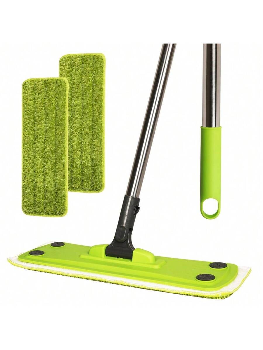 Microfiber Mops For Floor Cleaning - Flat Floor Wet Dry Dust Mop For ...