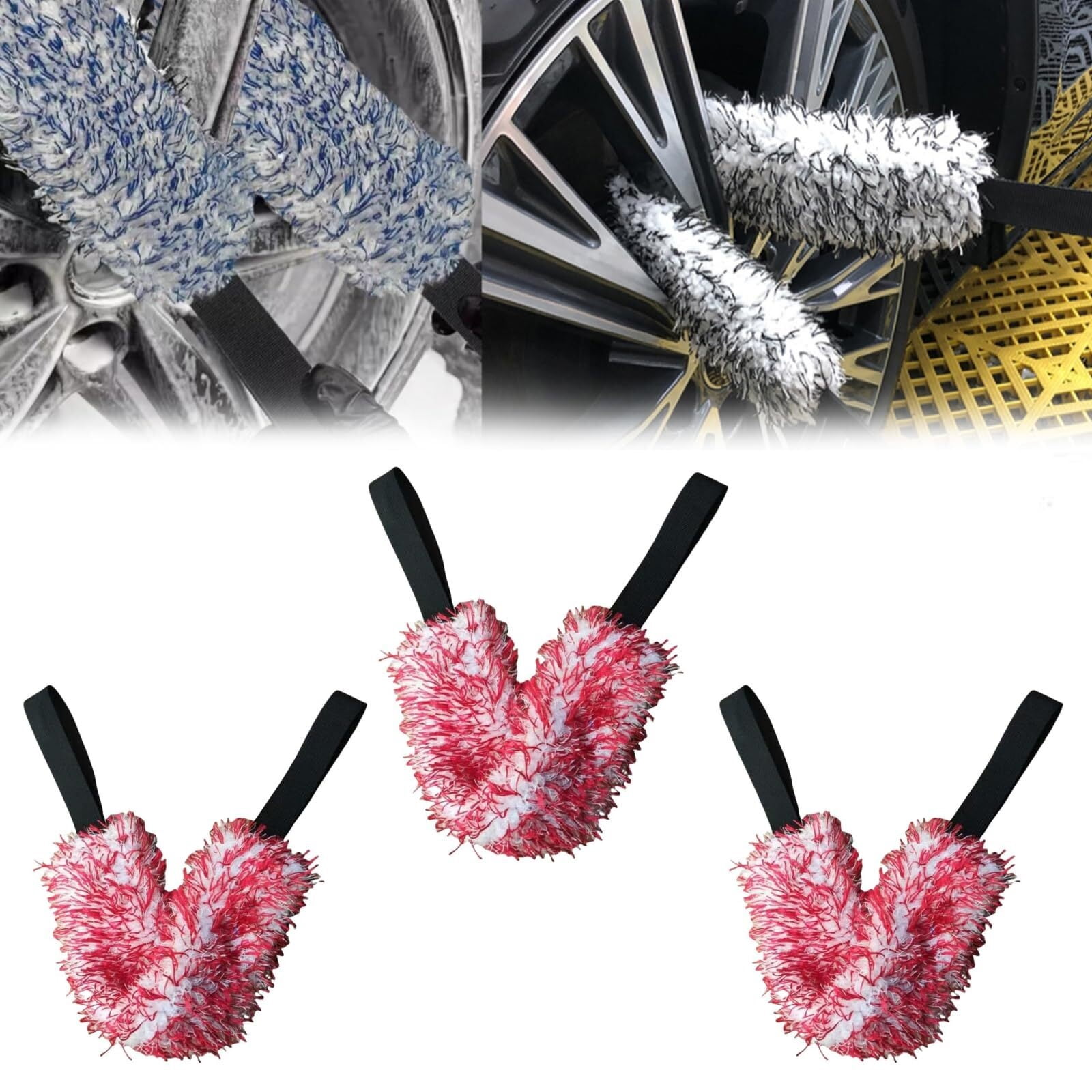 Microfiber Multi-Use Cleaning Tool, 2024 New Wheel Cleaning Brush, Car ...