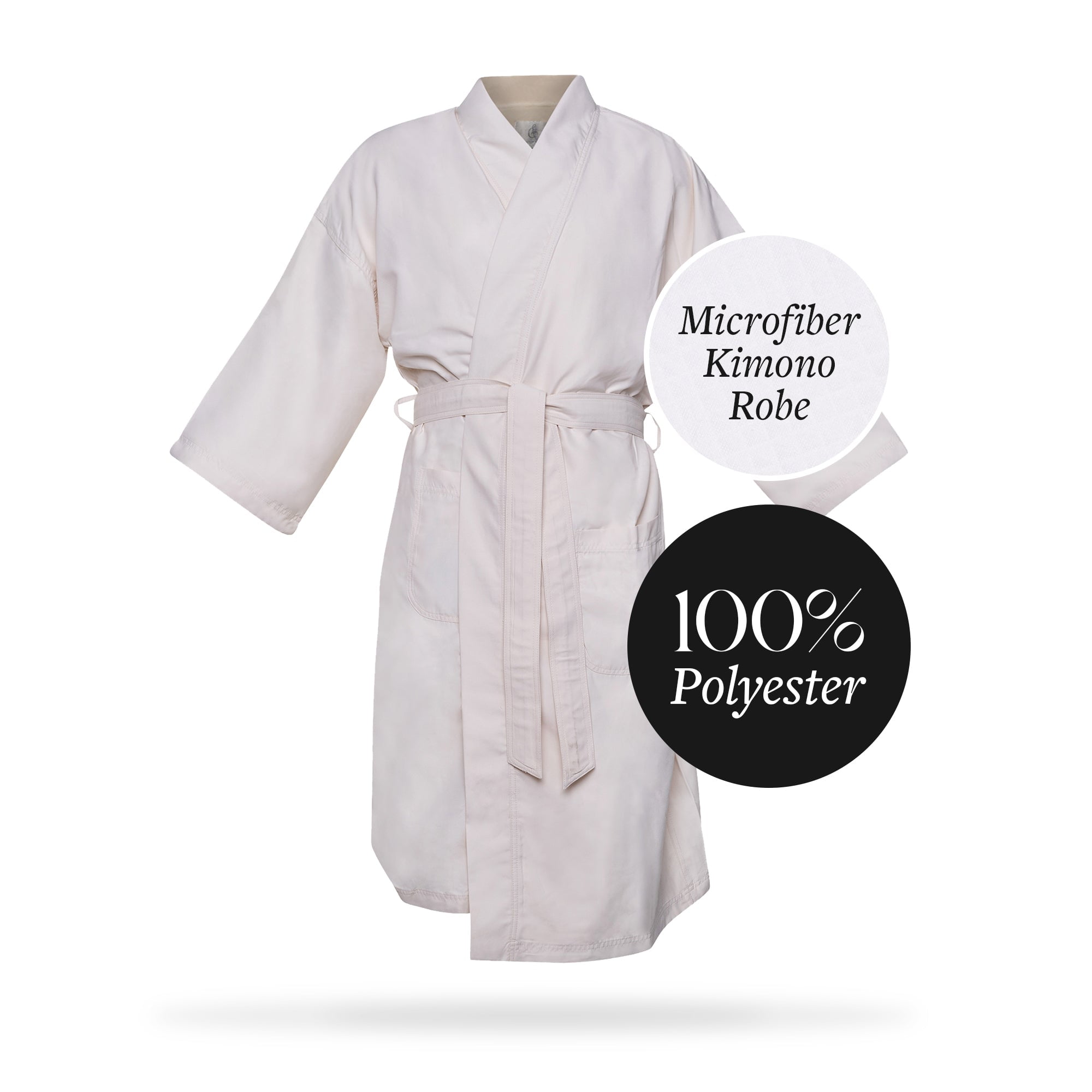 Microfiber Plush Kimono Robe with Minx Lining | Style: MPK3000 ...