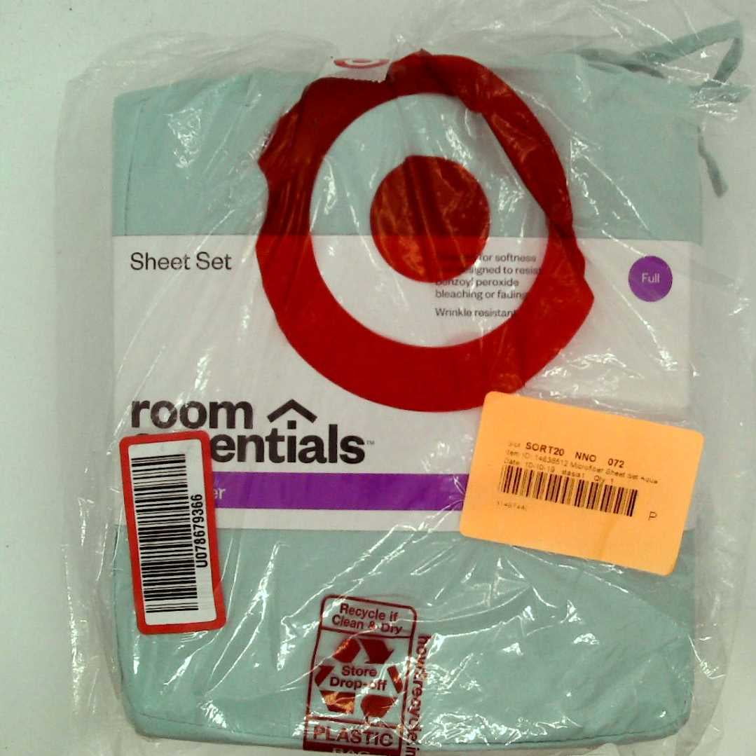 Microfiber Solid Sheet Set - Room Essentials -FULL - Walmart.com