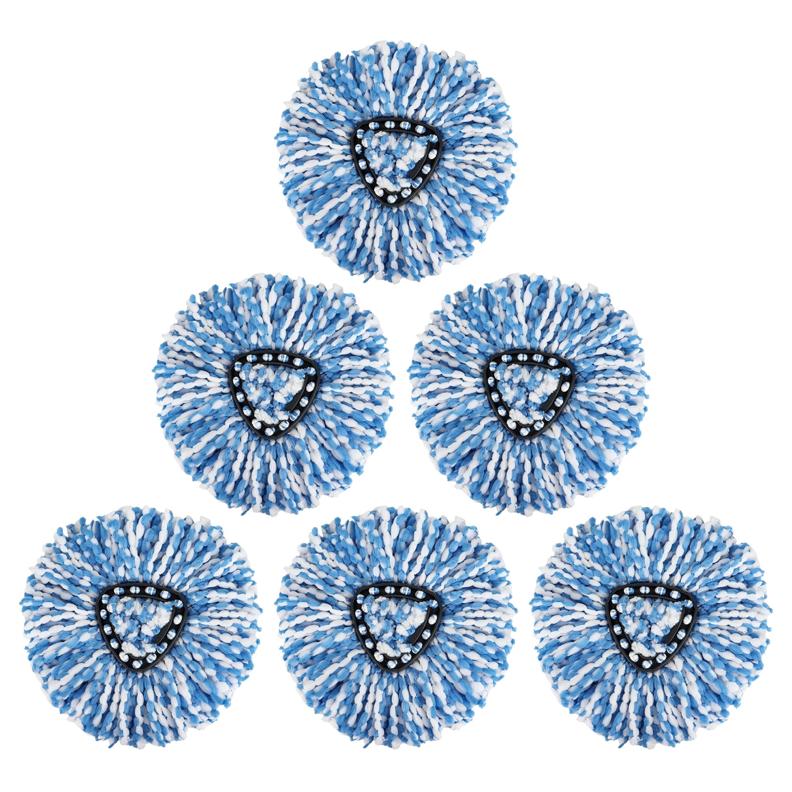 Microfiber Spin Mop Refills, 6 Pack Mop Replacement Head Compatible ...