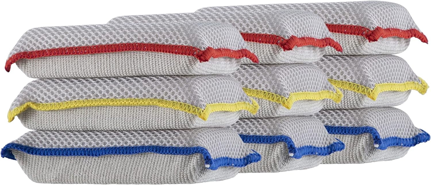 Microfiber Sponges for Dishes Kitchen Sponges Non-Scratch Sponge Dish ...