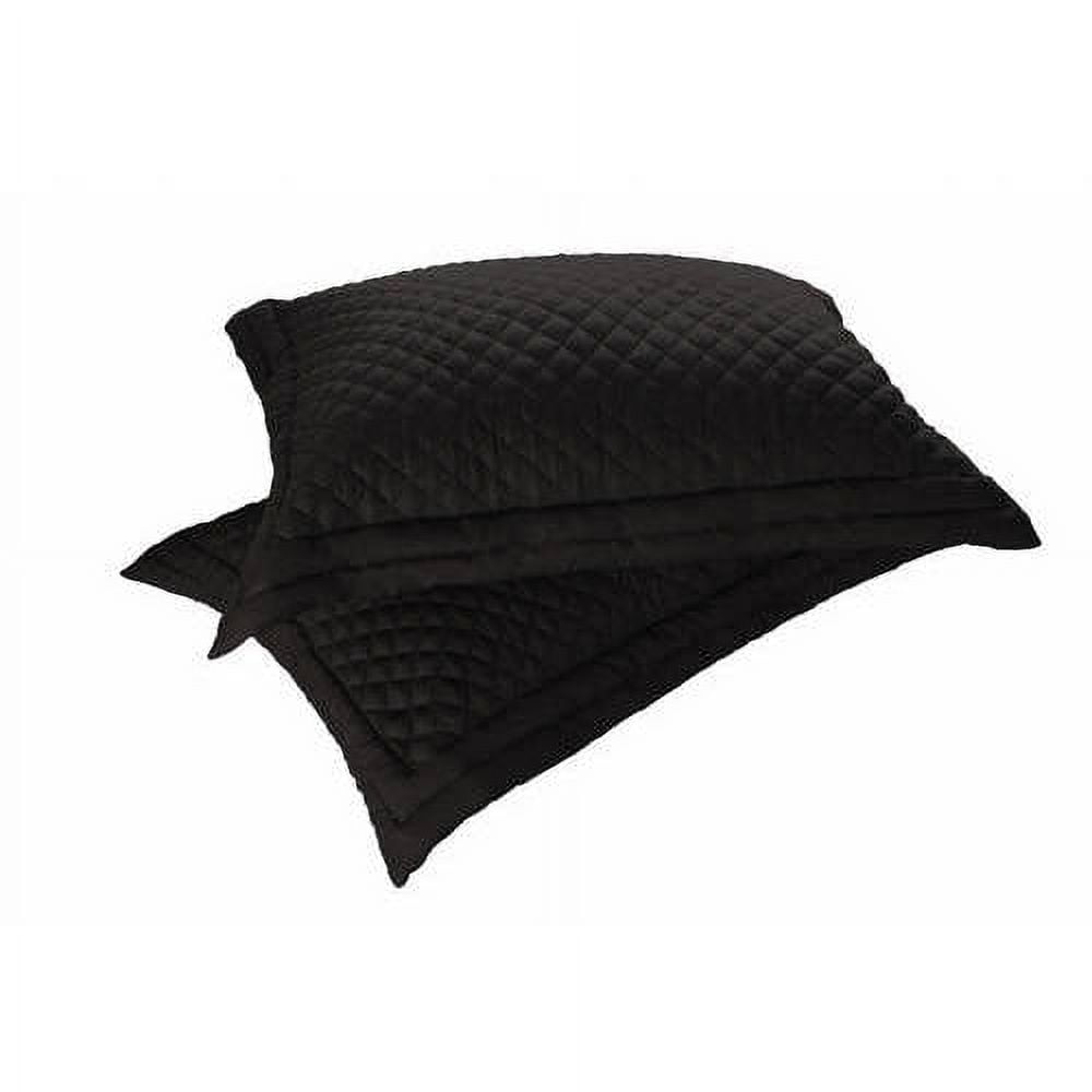 Microfiber Stain- and Water-Resistant Diamond Quilt Sham by Lotus Home ...