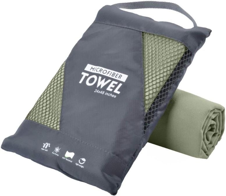 Microfiber Towel Perfect Travel & Gym & Camping Towel. Quick Dry ...