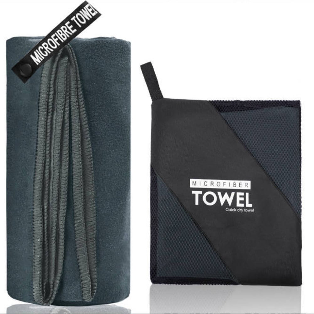 Microfiber Travel Towel Fast Drying Lightweight - Quick Dry Towel with ...