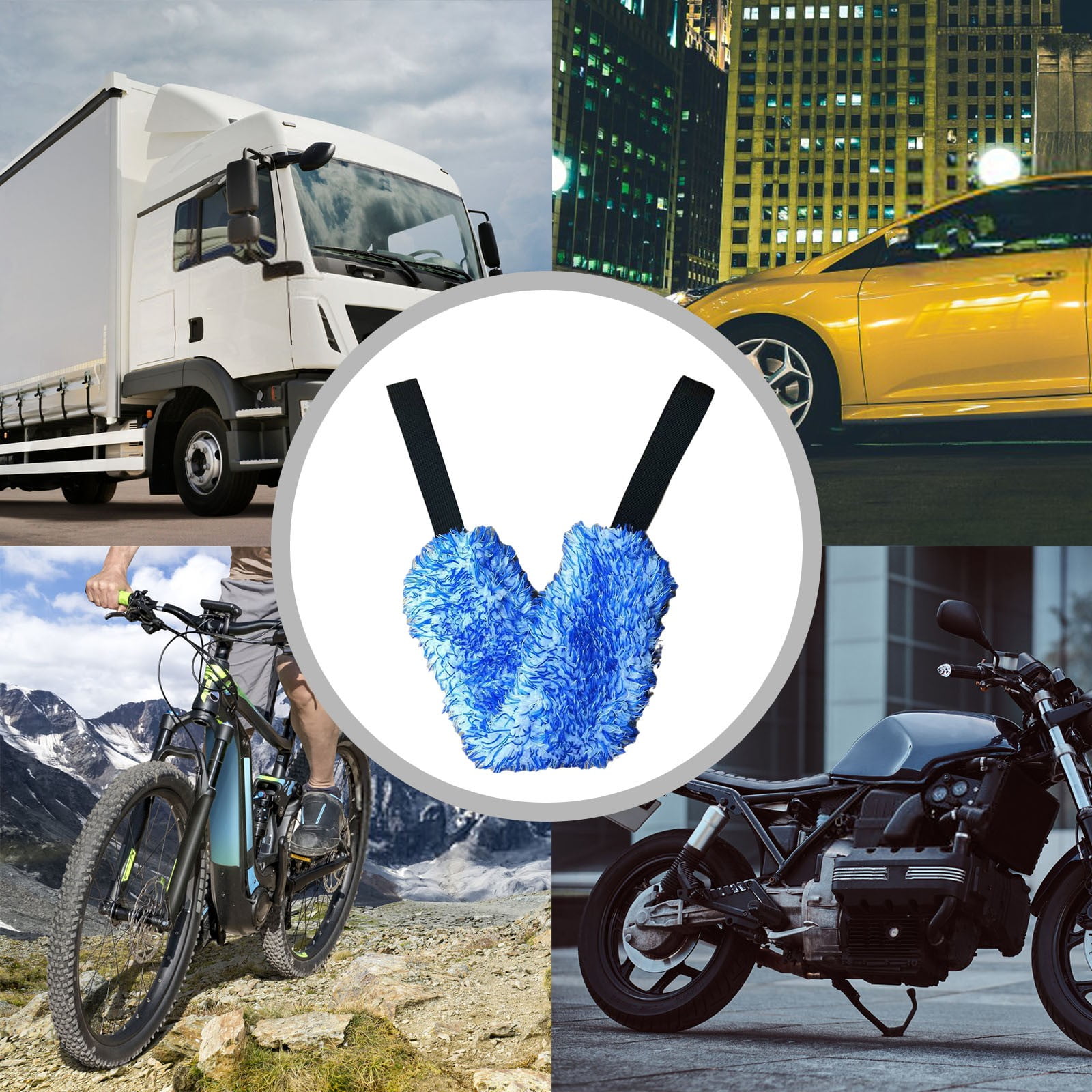 Microfiber Wheel Rim Cleaning Brush Car Detailing Tool for Effective ...