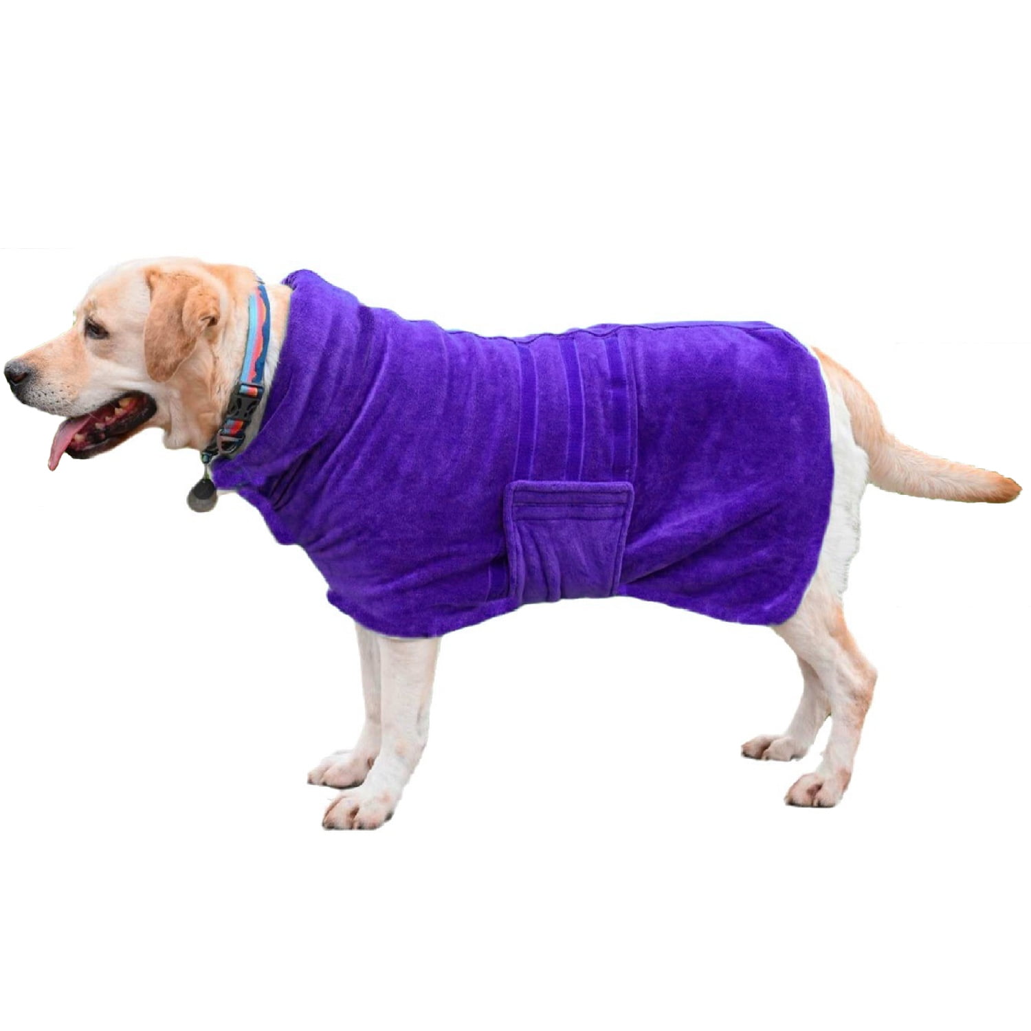Microfibre Dog Bathrobe Dog Towel Wrap Super Absorbent Dog Drying Coat ...