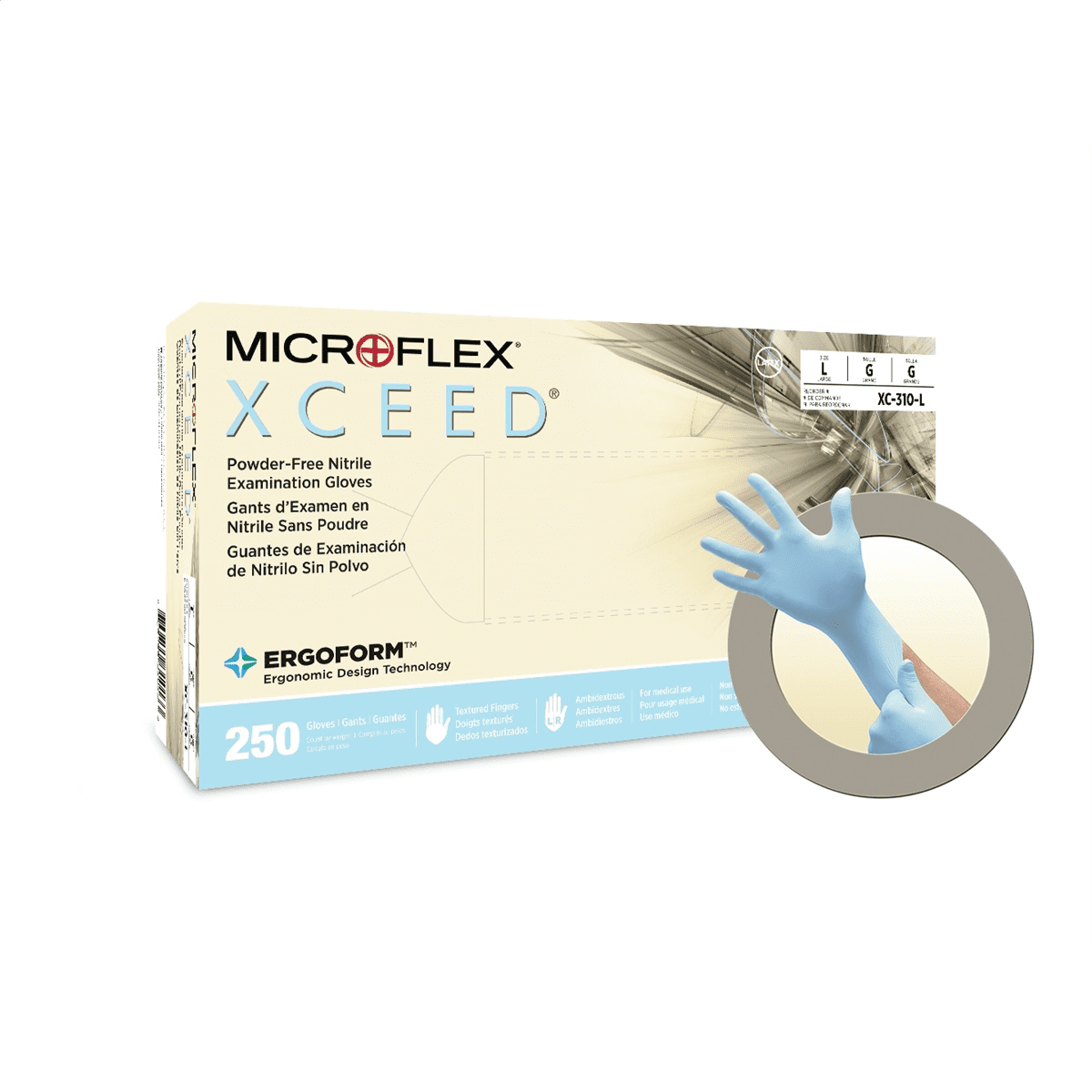 Microflex GLOVE XCEED XC-310 NITRILE S - Walmart.com