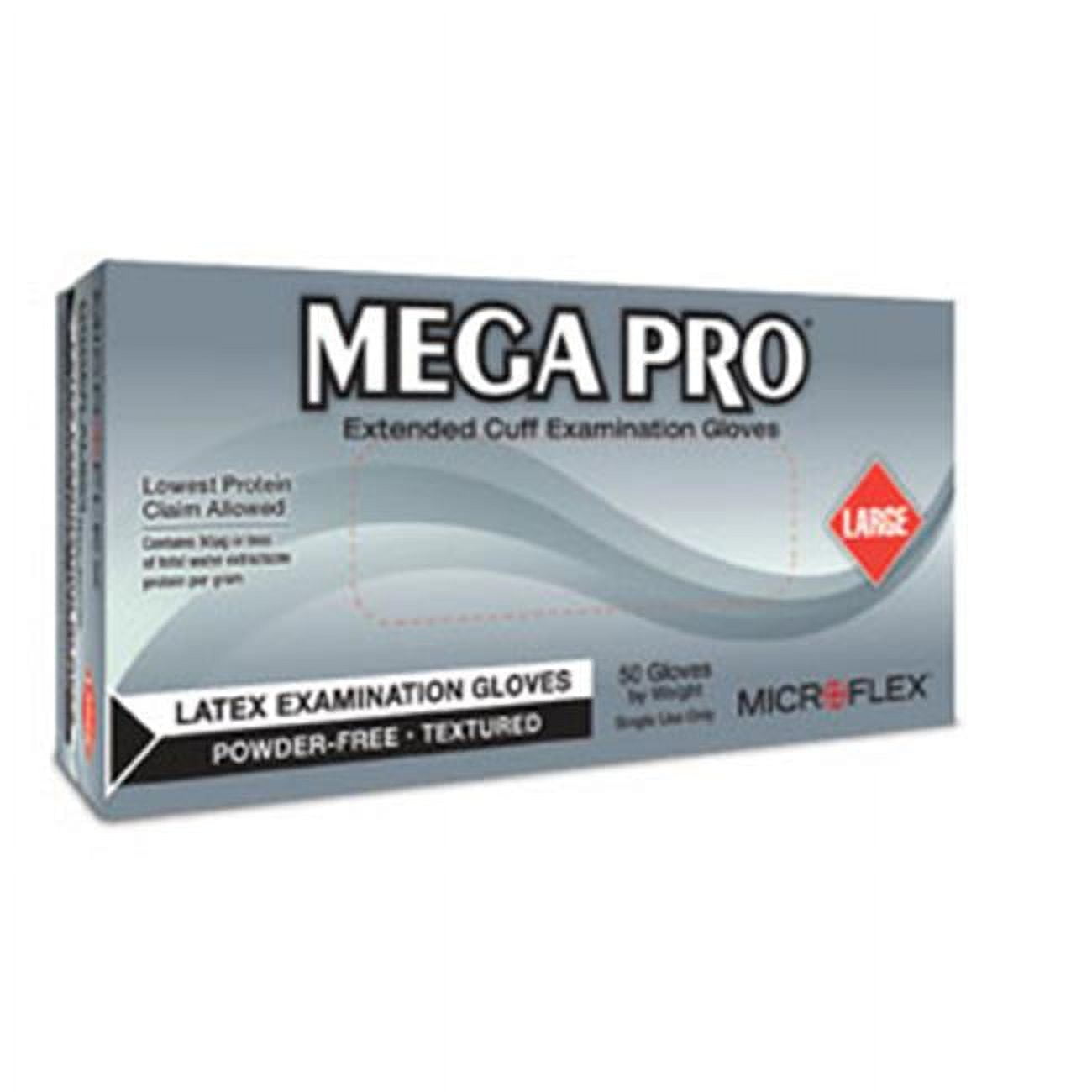 Microflex MFX-L852 Latex Gloves Mega Pro 12 in. - Blue Medium - Walmart.com