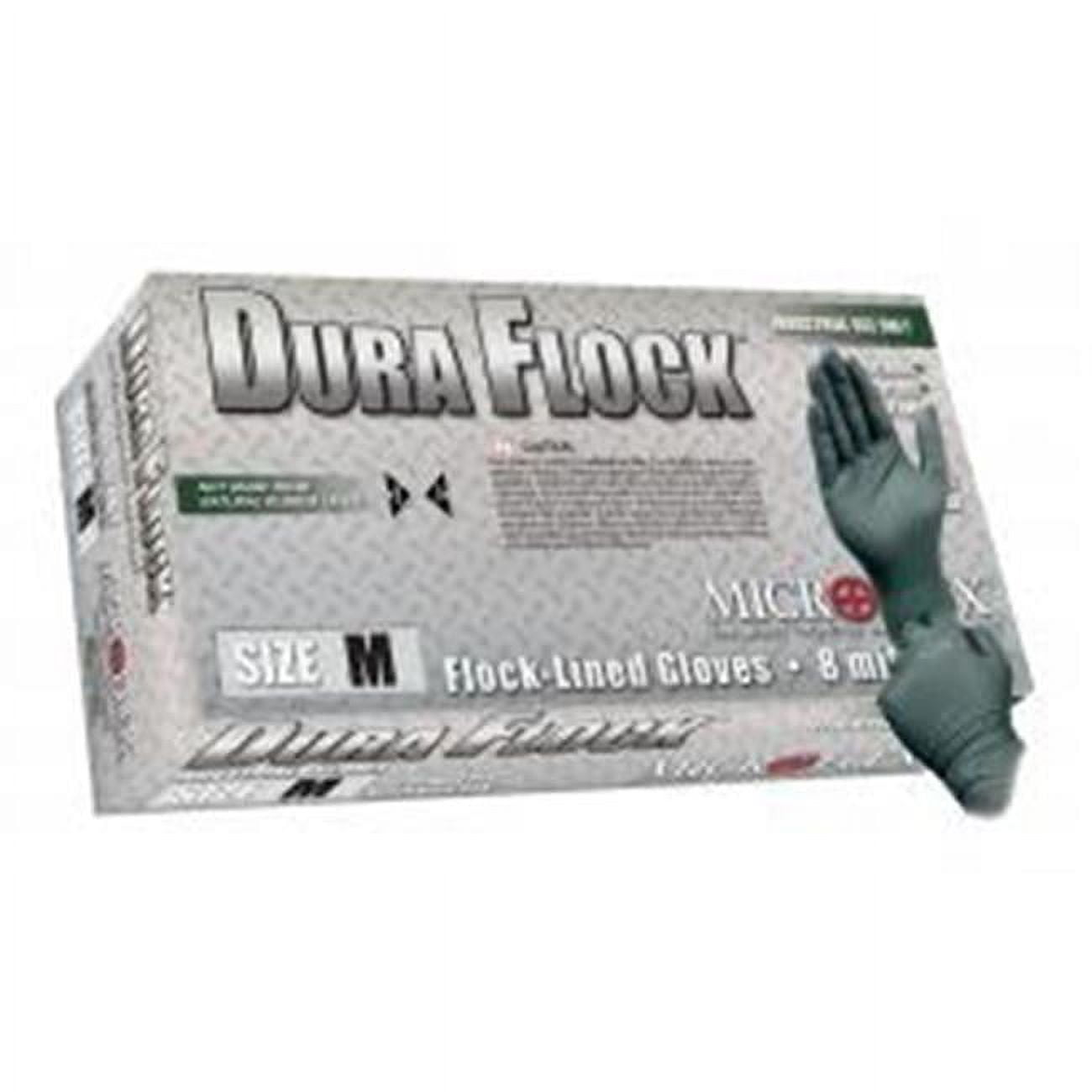 Microflex DFK608L Dura Flock Nitrile Gloves L - Walmart.com