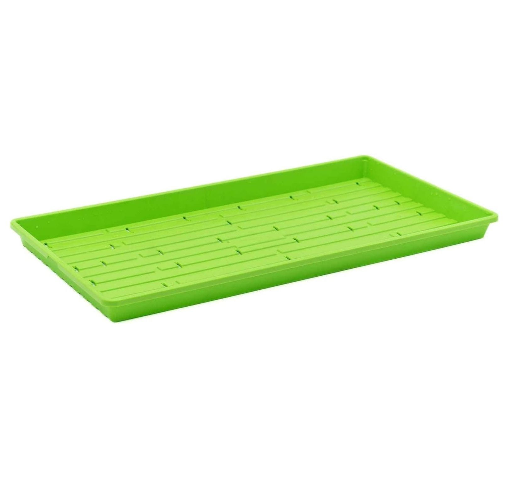 Microgreen 1020 Trays, Green 10 Pack, Extra Strength with Holes Shallow ...