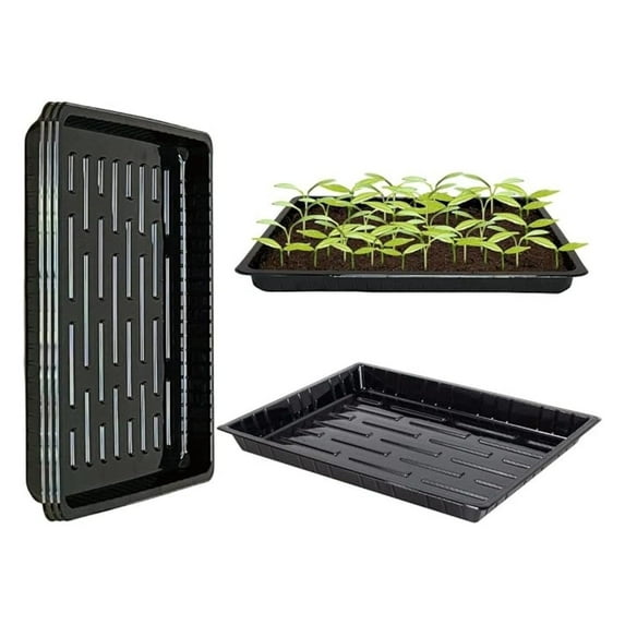 Microgreen Seed Starter Grow Trays Shallow Seeding Germination Flats ...