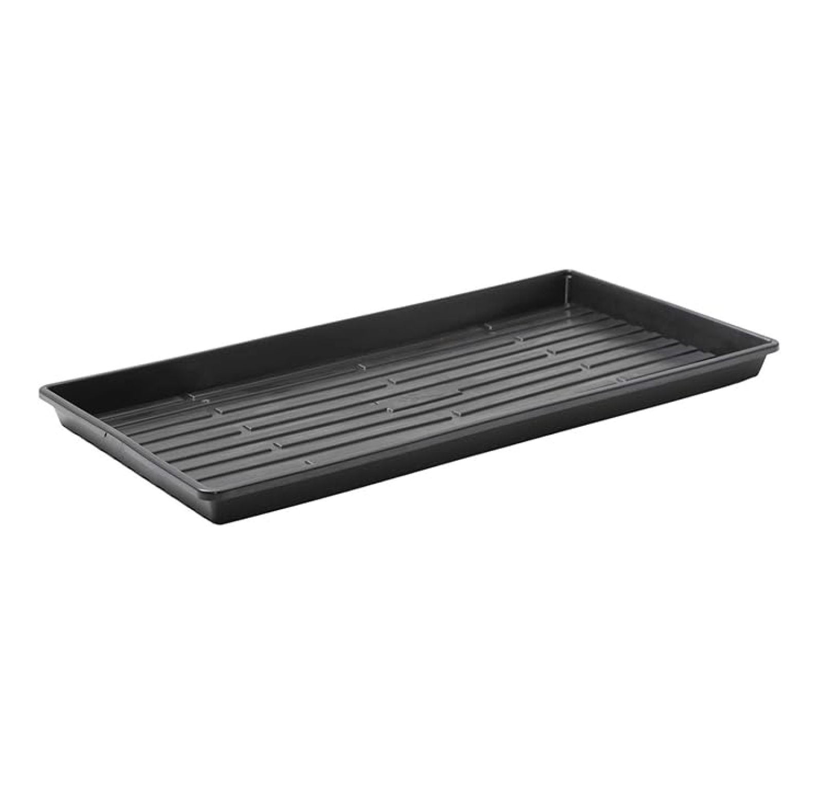 Microgreen Trays No Holes, 10 Pack, Extra Strength Black Shallow 1020 ...