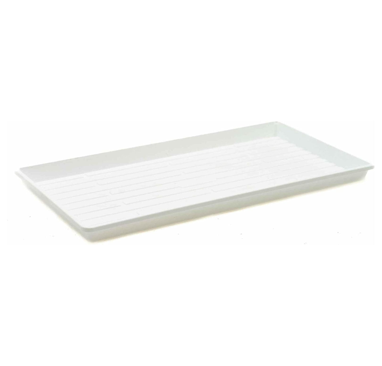 Microgreen Trays No Holes, 5 Pack White, Extra Strength Shallow 1020 ...