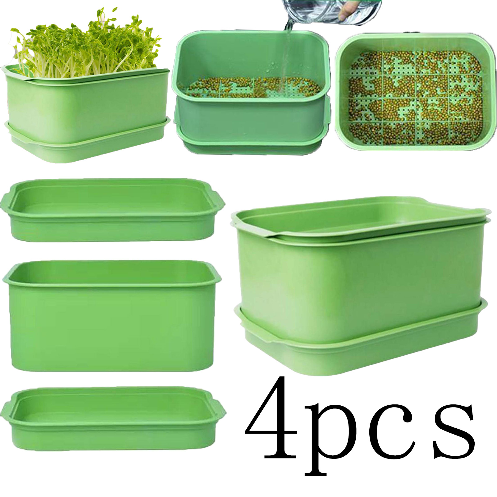 Microgreens Growing Trays,Sprouting Tray,Microgreen Tray,Sprouting ...