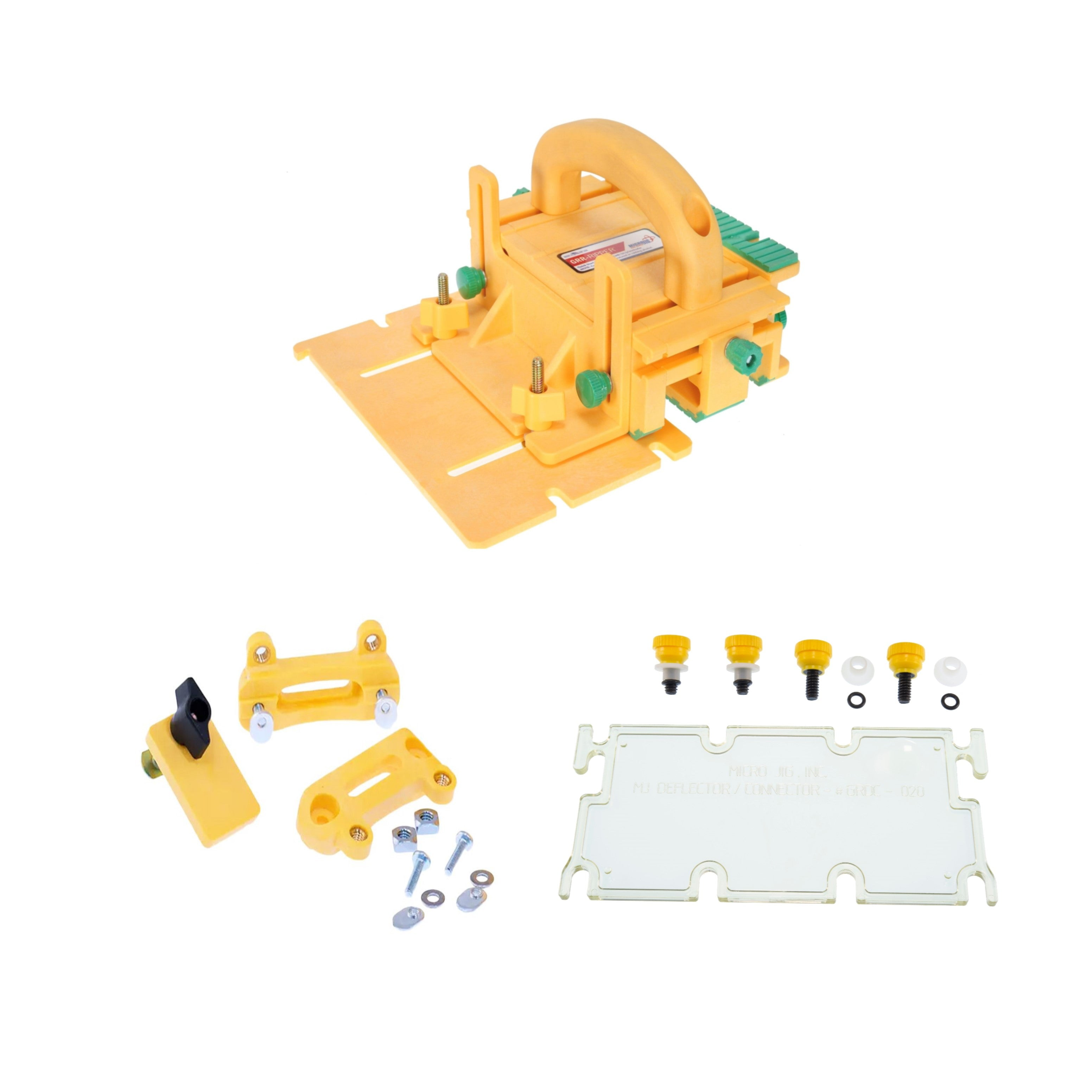 Microjig GR-200 + Handle Bridge Kit + Deflector/Connector Combo ...