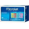 Microlet Color Lancets, 100 Count - Walmart.com