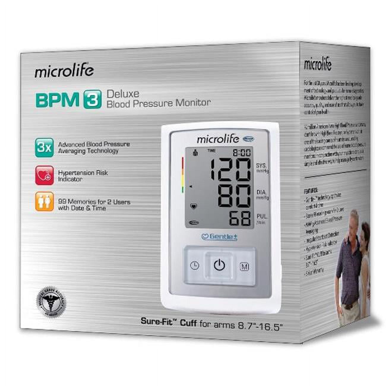 Microlife BPM3 - Deluxe Blood Pressure Monitor - Walmart.com