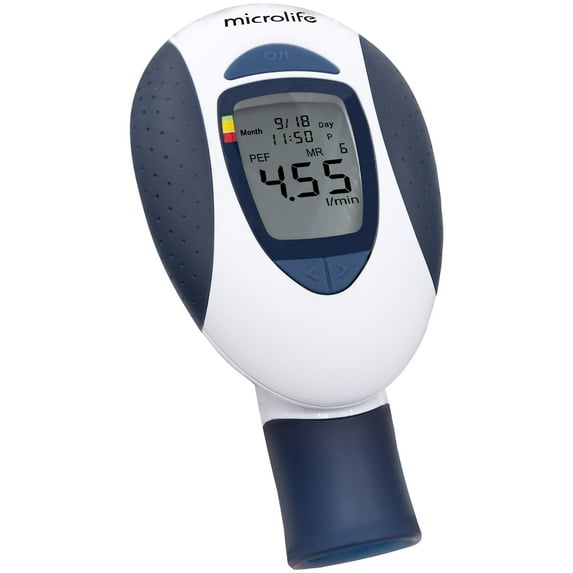 Microlife Digital Peak Flow Meter PEF / FEV1 / Early Asthma Attack ...