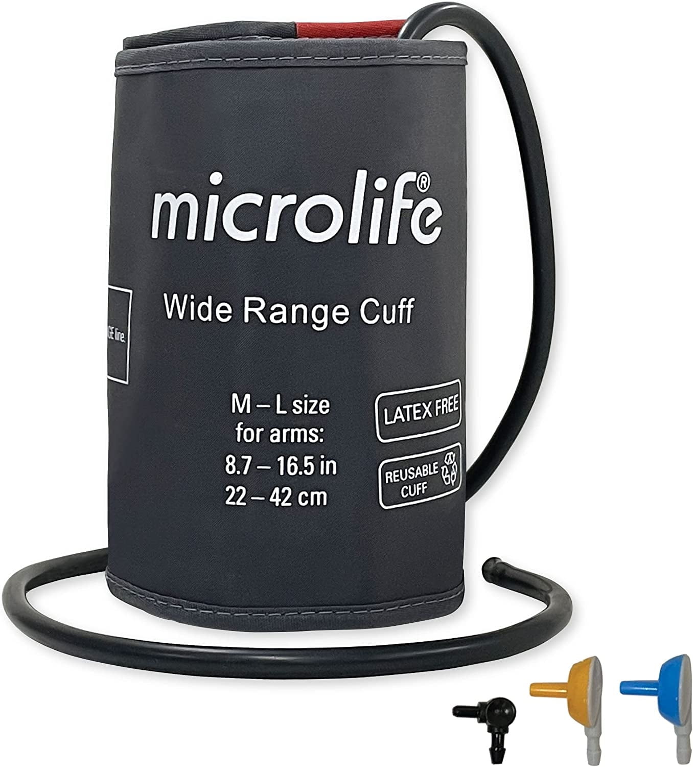 "Microlife Replacement Blood Pressure Cuff, Universal Fit, Standard Size 8.7""-16.5" - Walmart.com