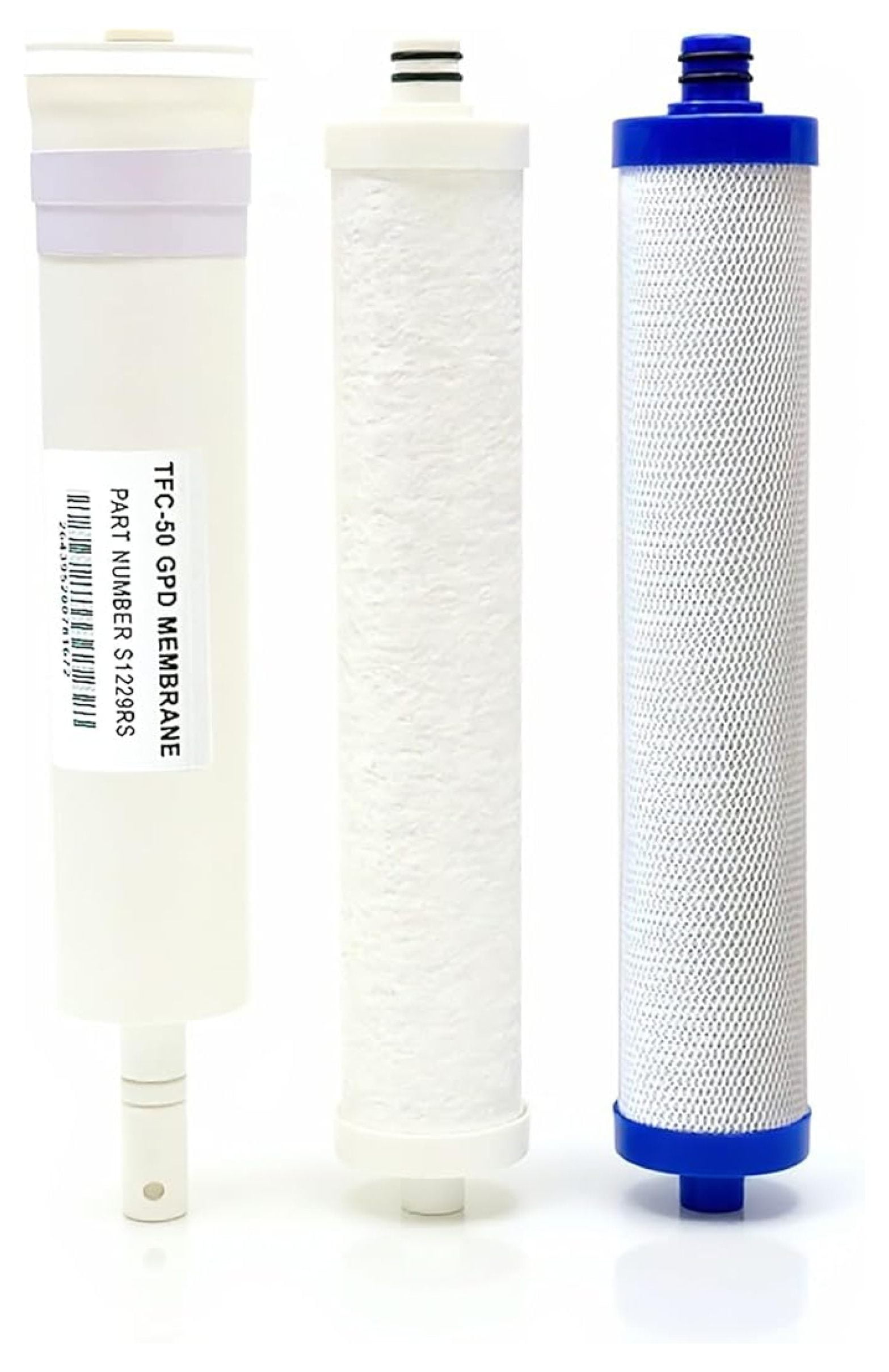 Microline TFC-50 GPD Membrane Filter Set (3 Pack) - Undersink Water ...