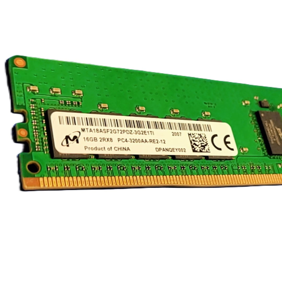 Pre-Owned Micron 16GB DDR4 RAM Memory MTA18ASF2G72PDZ-3G2E1 Good - Walmart.com