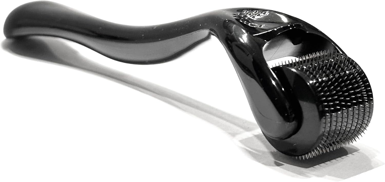 Microneedle Roller,Titanium 0.25mm Micro Needler for Face,Gently ...