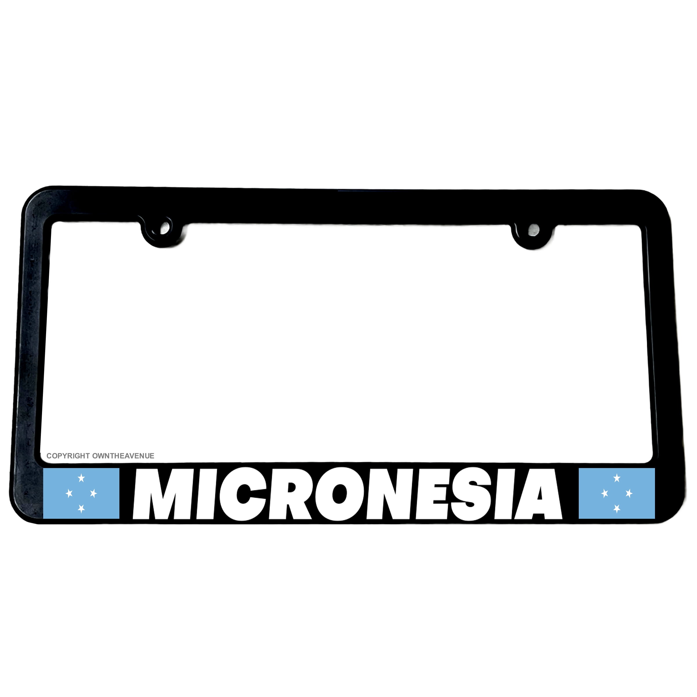 Micronesia World Country Flag Car Truck Auto License Plate Frame ...