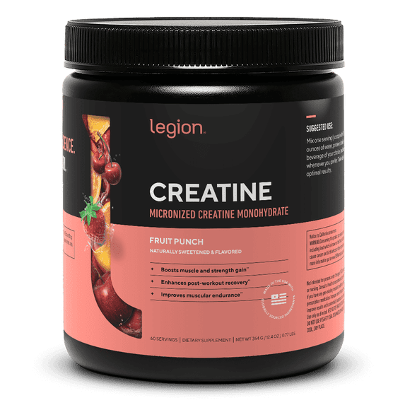 Legion Athletics, Micronized Creatine Monohydrate, 5g per serving ...