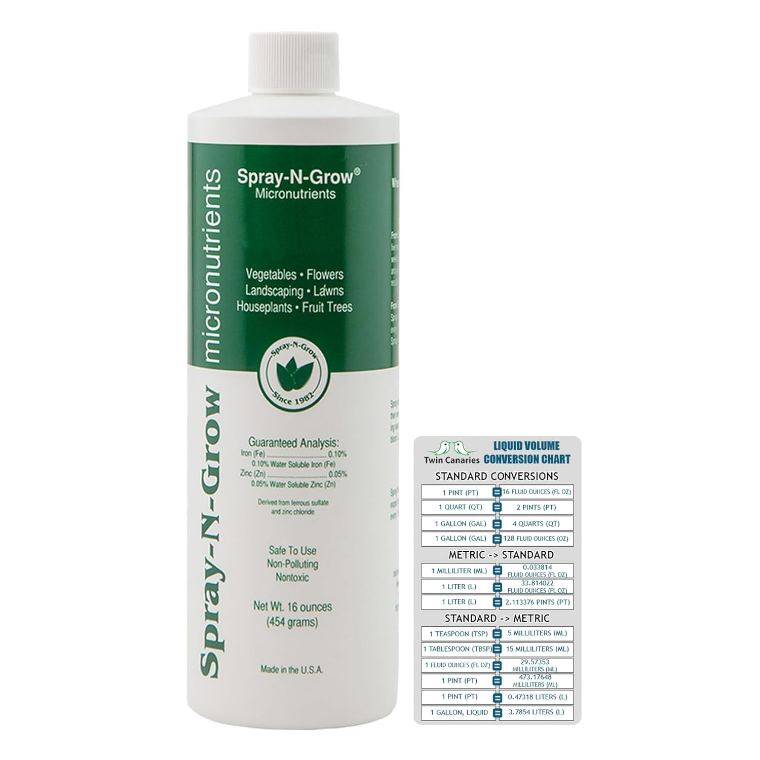 Micronutrients for Plants, 16 oz – Foliar Plant Supplement with 17 ...