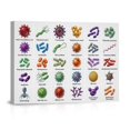 Microorganisms Chart Science Biology For Classroom Lab Canvas - Walmart.com