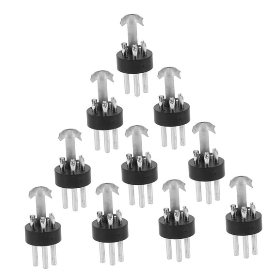 Microphone Adapter Connector Plug Set 3-pin Male Plugs Replacement ...