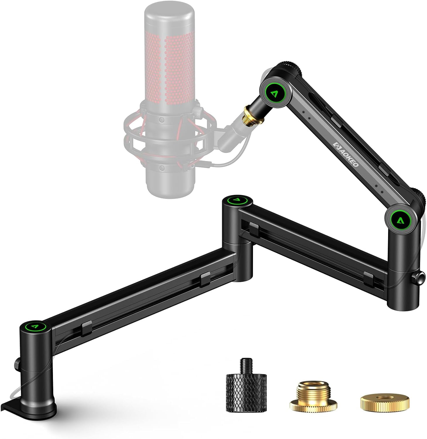 Microphone Arm, AK-58i Desk Low Profile Mic Boom Arm Stand,Suitable For ...