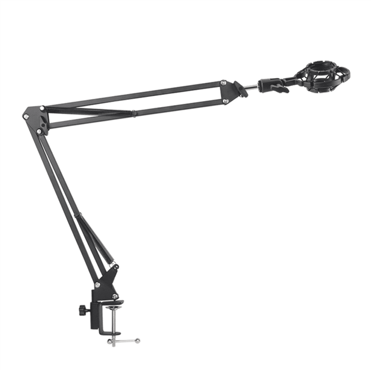 Microphone Arm Stand Table Top Universal Cantilever Shock Clamp for ...