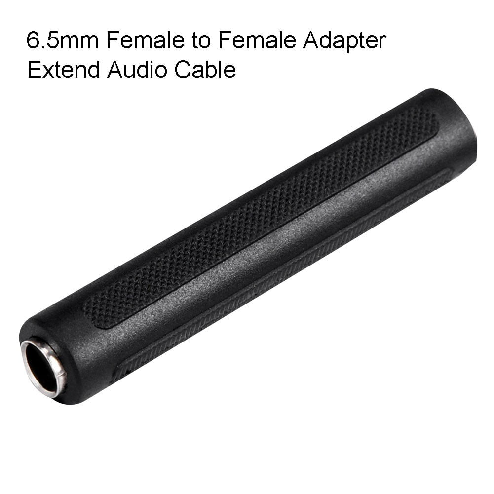 Microphone Audio Cable Extender Connector 6.5MM Female To Female For ...