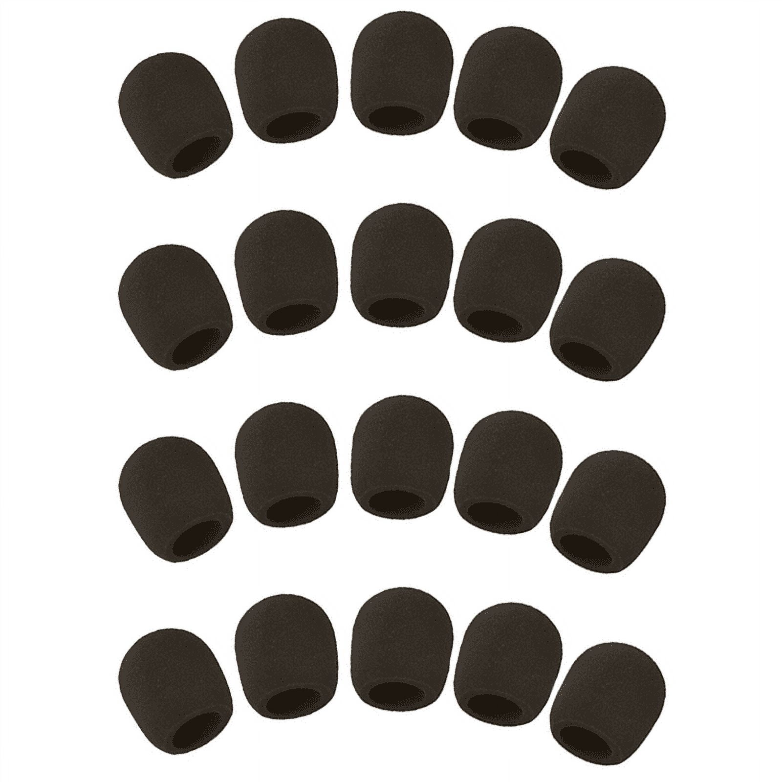 Microphone Ball Sponge Foam Cover (Set of 20, Black) - Walmart.com