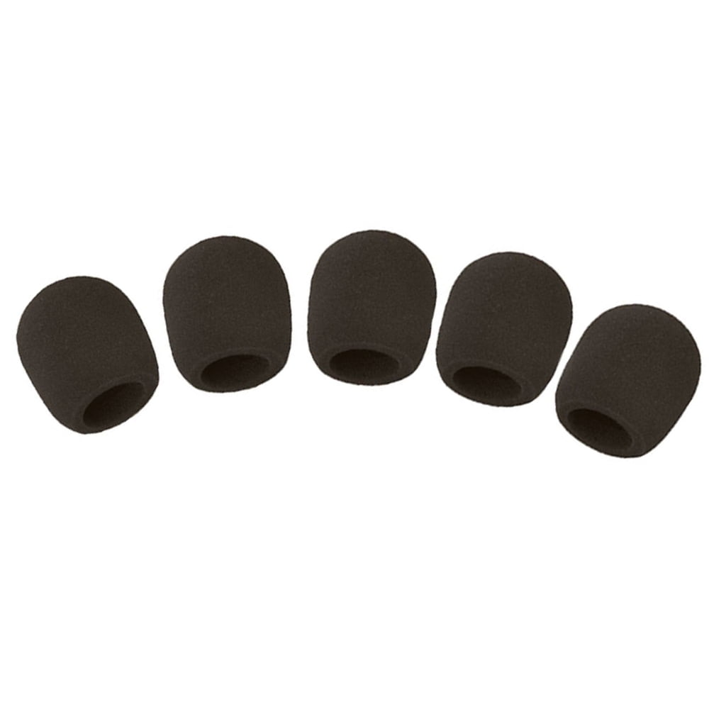 Microphone Ball Sponge Foam Cover (Set of 5, Black) - Walmart Business ...