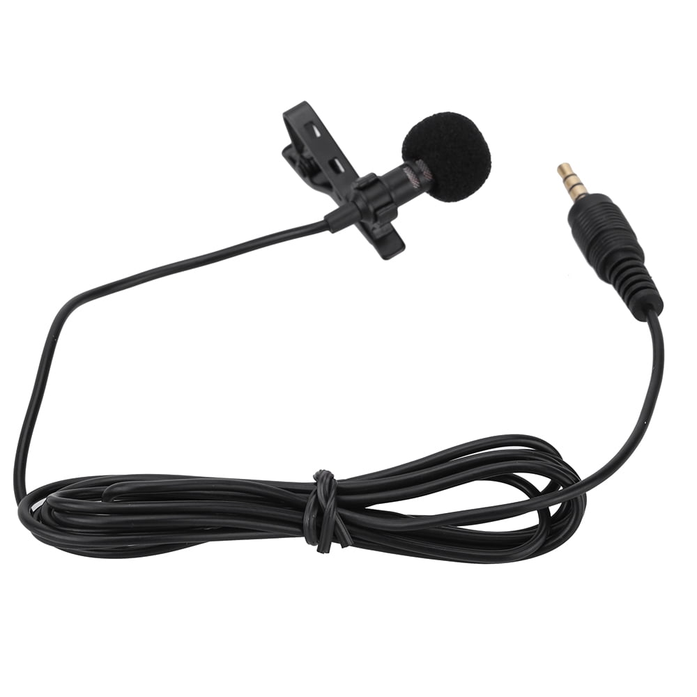 Microphone,Clip-on Mic Portable Laptop Portable Clip-on Condenser Wired ...