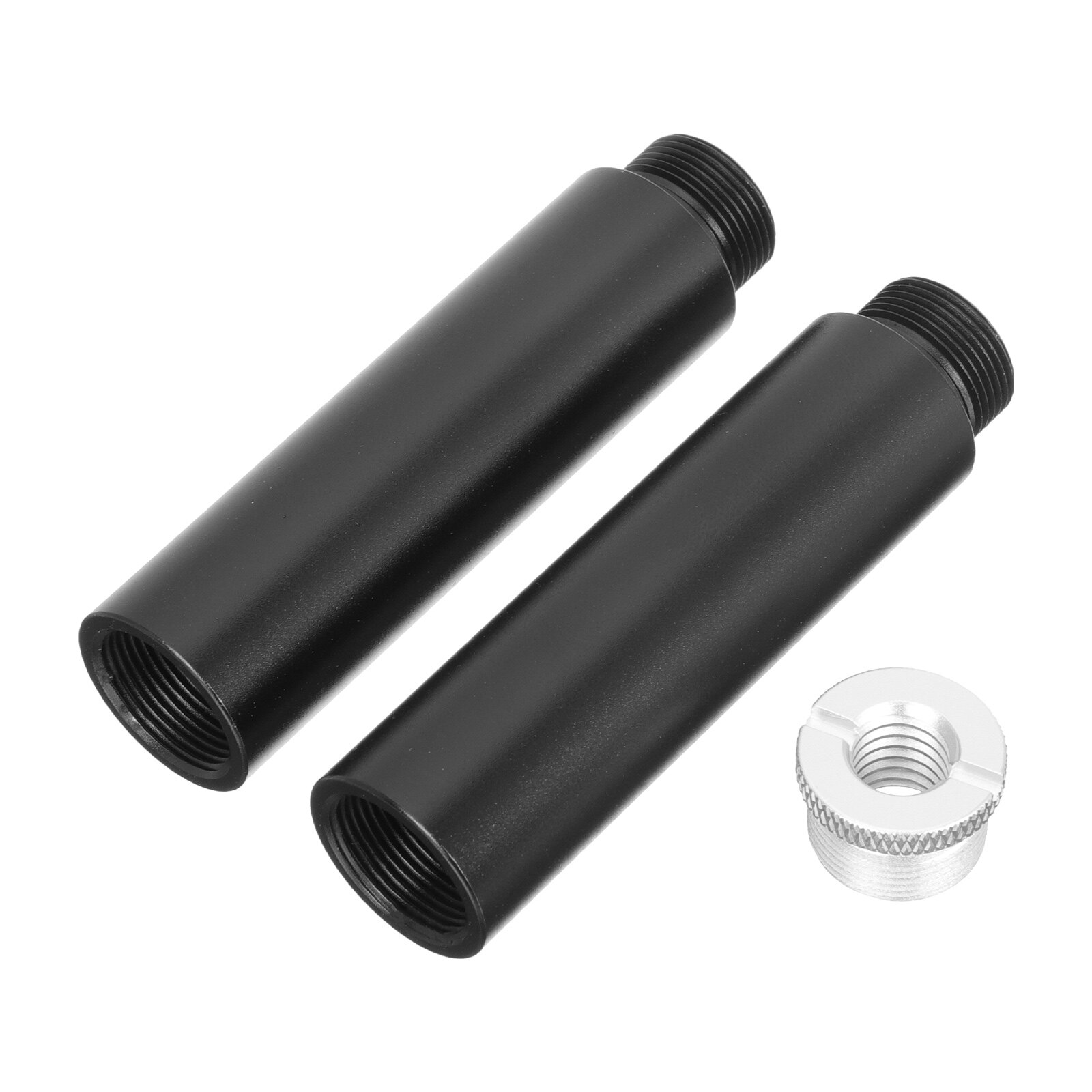Microphone Stand Extension Tubes Aluminum Alloy Black for Microphone ...