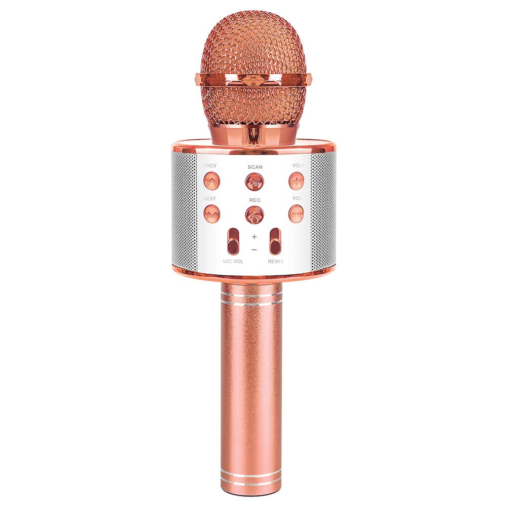 Microphone Gift Age 5-12 Girls Children, Wireless Karaoke Gifts for 6 ...