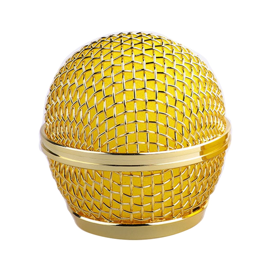 Microphone Grill Head Microphone Grille Ball Cover Parts Replacement ...