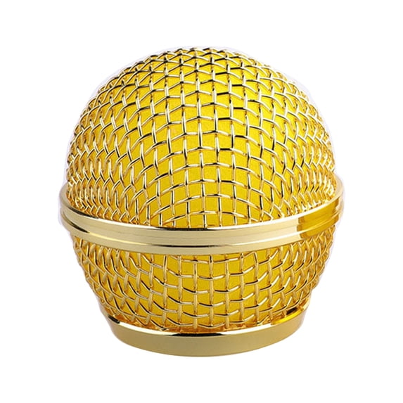 Microphone Grill Head Microphone Grille Ball Cover Parts Replacement ...