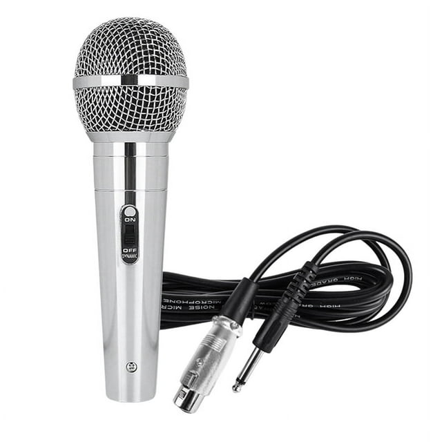 Microphone Handheld Professional Wired Metal Dynamic Microphone Clear ...